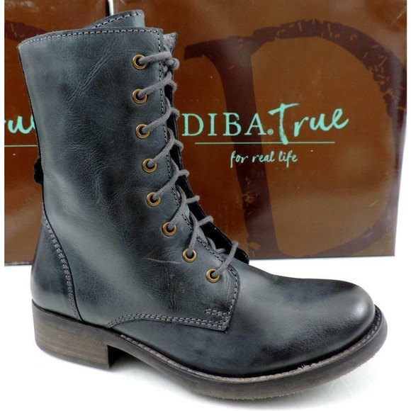 Diba True | Shoes | Womens Shoes Diba True Jump Back Lace Up Zip Combat ...